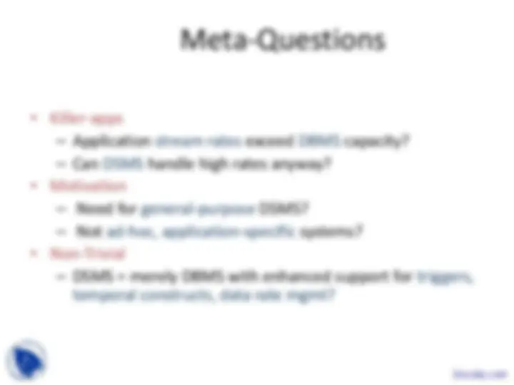 Motivation - Advanced Database System - Lecture Slides | Slides Database Management Systems ...