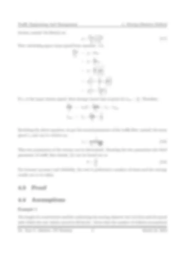 Moving Observer Method - Traffic Engineering and Management - Lecture ...