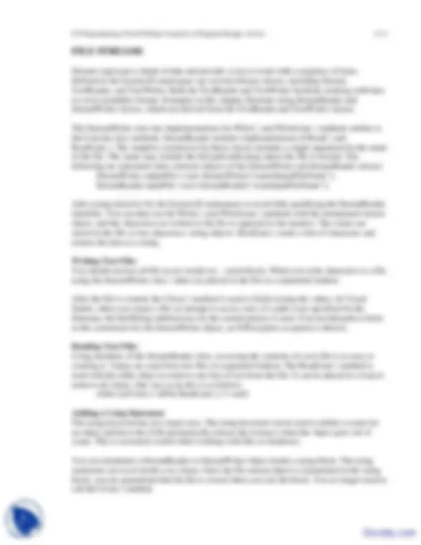 Working Advanced Programming Lecture Notes Study Notes Advanced