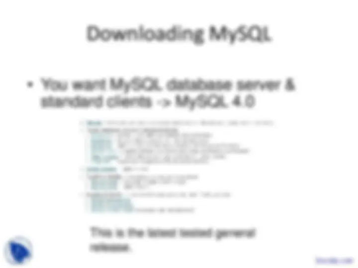 Using My SQL - Data Base Management System - Lecture Slides | Slides Database Management Systems ...