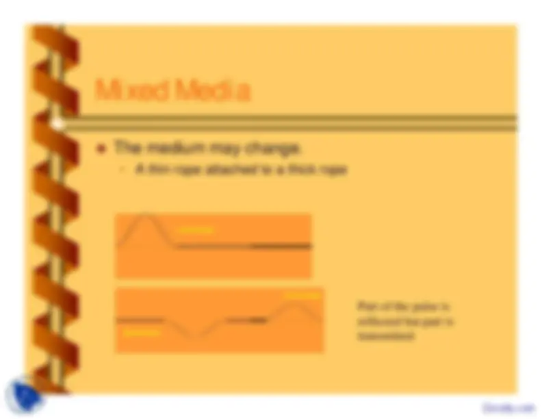 Wave Phenomena: Reflection, Refraction, and Ray Tracing | Slides Physics | Docsity