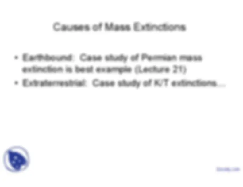 Understanding the Big Five Extinctions & Recoveries in Paleobiology ...