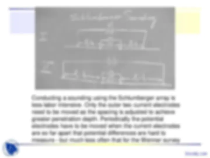 Schlumberger Arrays - Environment and Geology - Lecture Slides | Slides ...