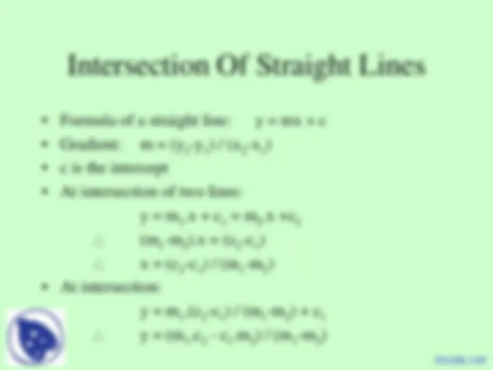GIS Programming: Formulae and Algorithms for Distance, Line Intersection, and Polygon Area ...