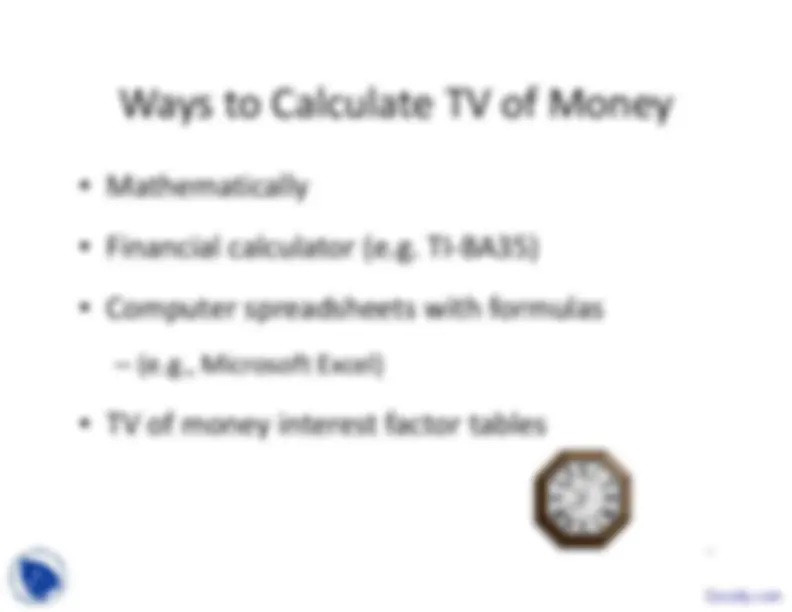 Time is Money - Asset Managment - Lecture Slides | Slides Management ...