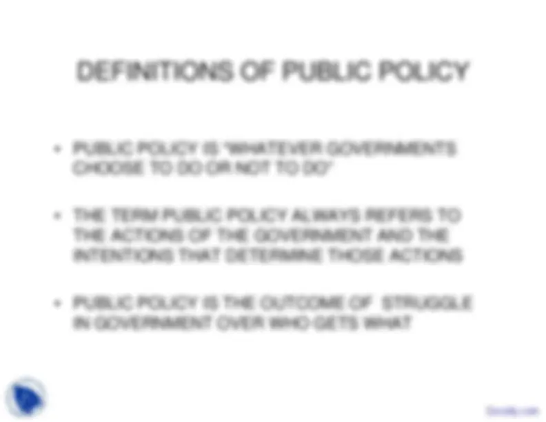 Concept of Public Policy - Asset Managment - Lecture Slides | Slides Management Fundamentals ...