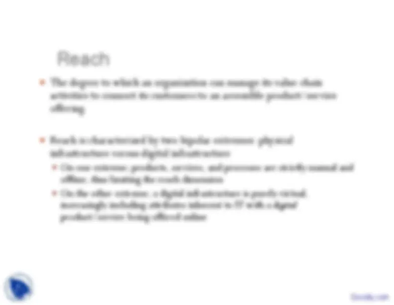 E-Business Strategy - E-Commerce - Lecture Slides | Slides Fundamentals of E-Commerce | Docsity