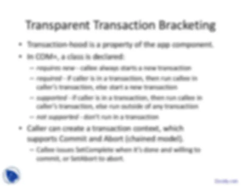 Load Balancing - E-Commerce - Lecture Slides | Slides Fundamentals of E-Commerce | Docsity