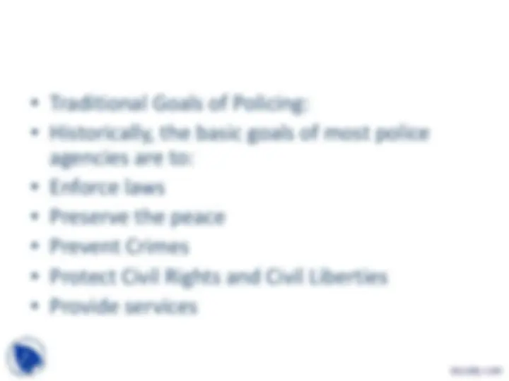 Understanding Contemporary Policing: Goals, Organization, and Styles ...