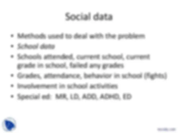 Social Data Report for Juvenile Assessment | Slides Juvenile ...