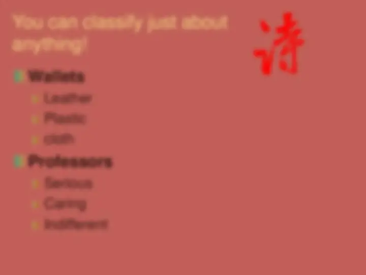 Classification Essay - English Language - Lecture Slides | Essays (high school) English Language ...