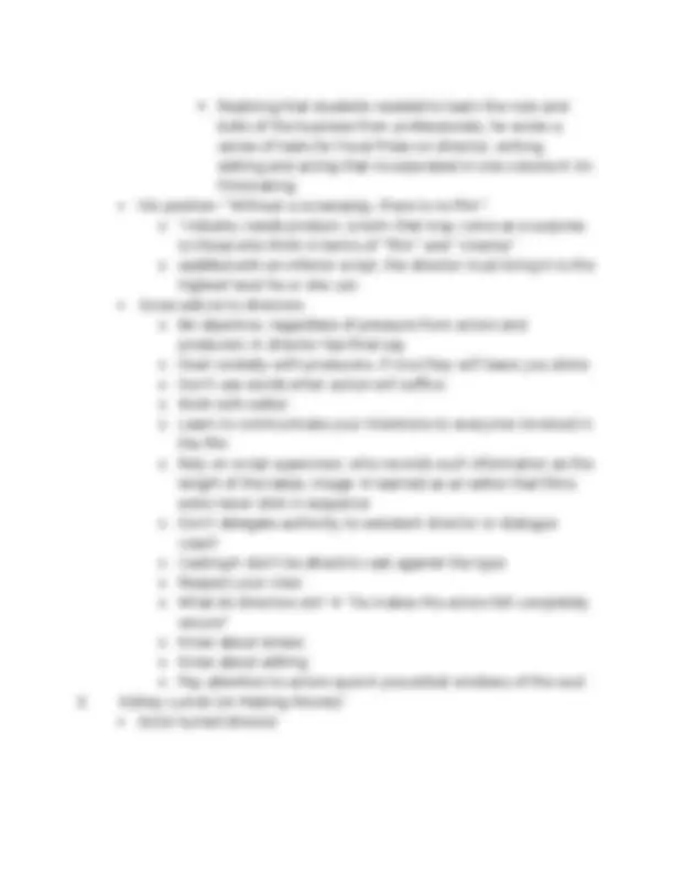 FMS Final Exam Study Guide - Introduction to the Film Medium | FMS 100 ...