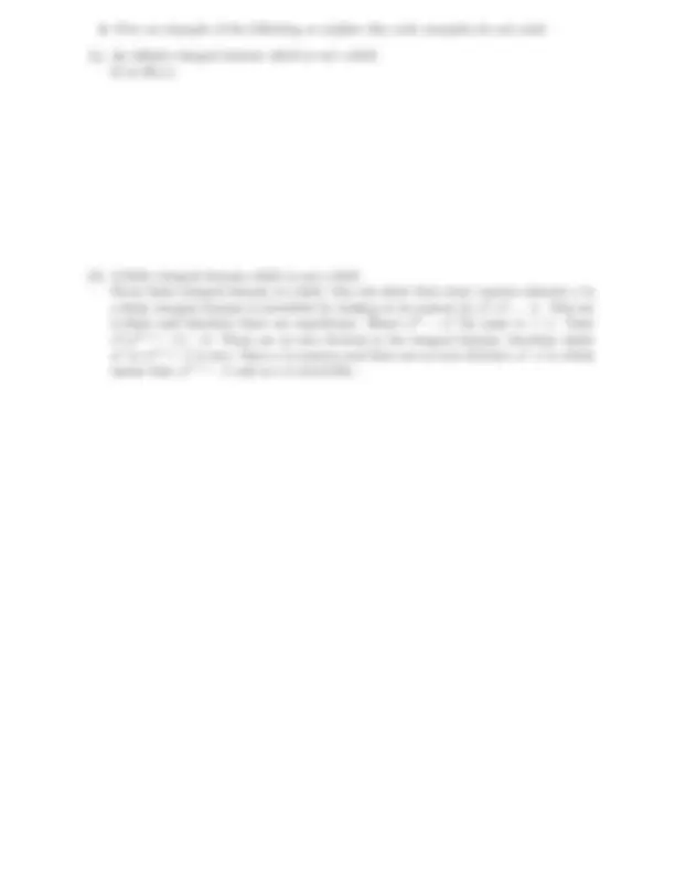 Midterm exam 2 Abstract Algebra I and Number Theory | MTH 310 | Exams Abstract Algebra | Docsity