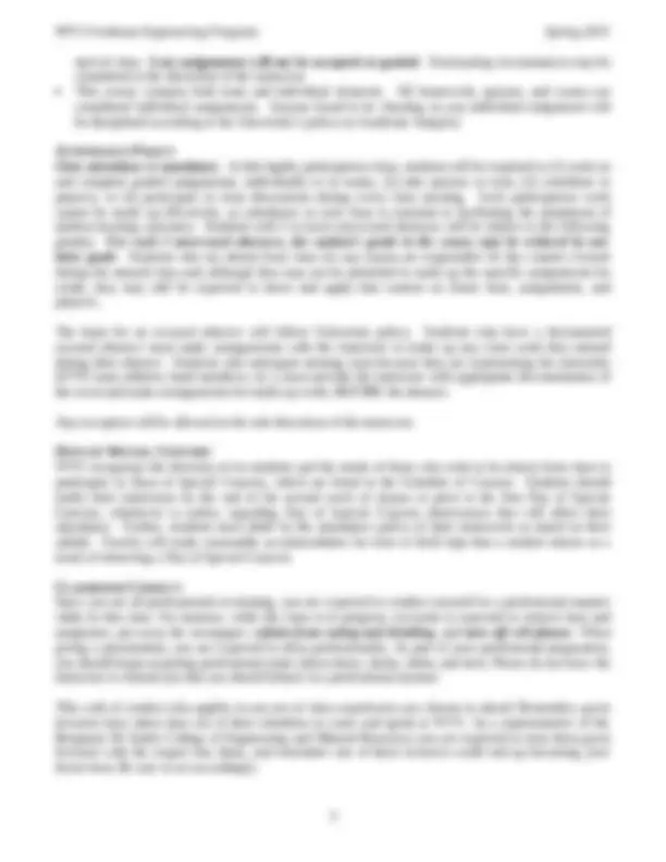 Introductory Course, Syllabus for Engineering Problem Solving 1 | ENGR ...