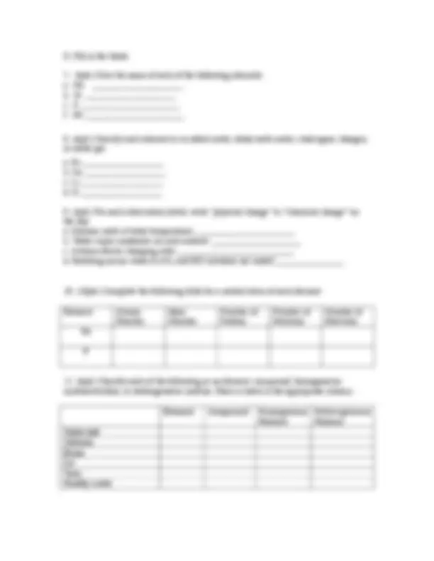 Quiz 1 Version A Questions - Preparatory Chemistry | CHEM 101 | Quizzes ...