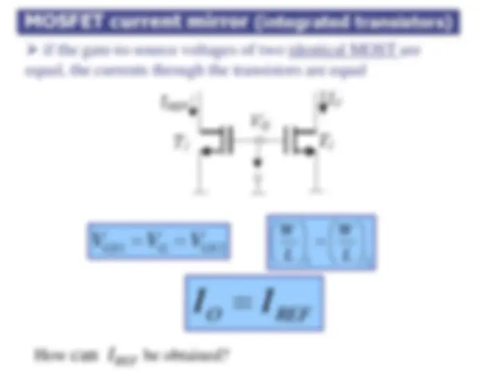 05 current source mirror eng | Thesis Design and Analysis of Algorithms | Docsity