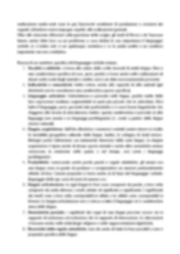 Che cos'è una lingua? (T. De Mauro) | Sintesi del corso di Lingue | Docsity