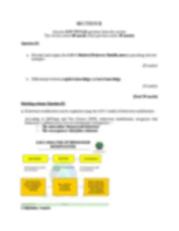 Marking scheme for the exam paper samples for people management modules ...