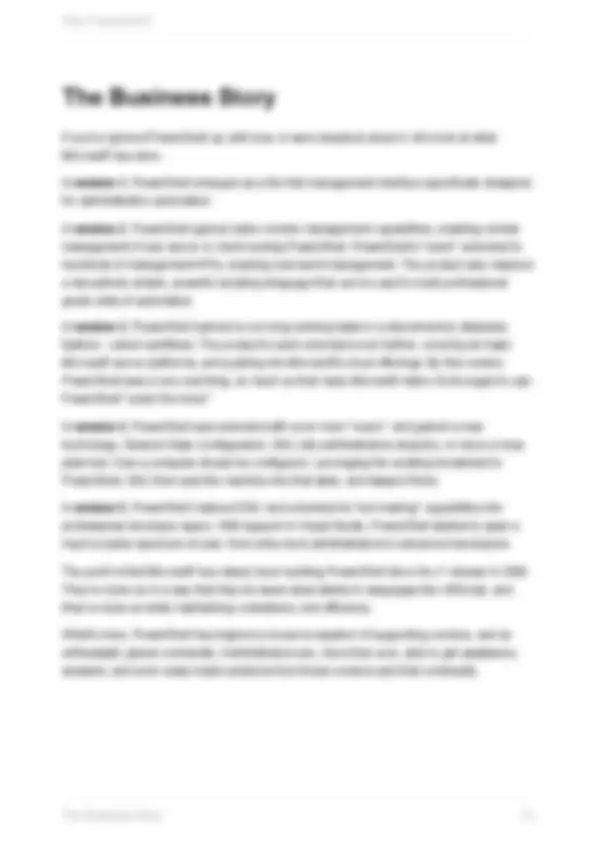 Why PowerShell? Why scripting? | Study Guides, Projects, Research Computer Science | Docsity