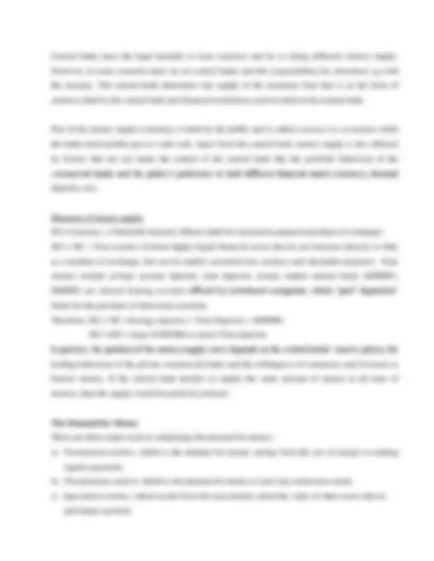 BANKING AND MONEY EFFECT OF MONEY TO THE ECONOMY AMD HOW IT IS MADE AND ...