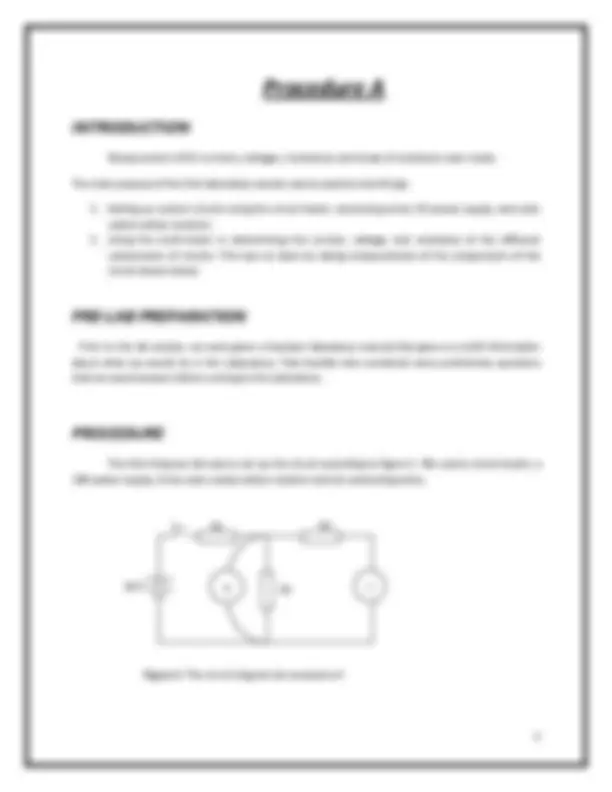 Electrical Engineering Laboratory I: DC Circuits and Resistance Measurement | Essays (university ...