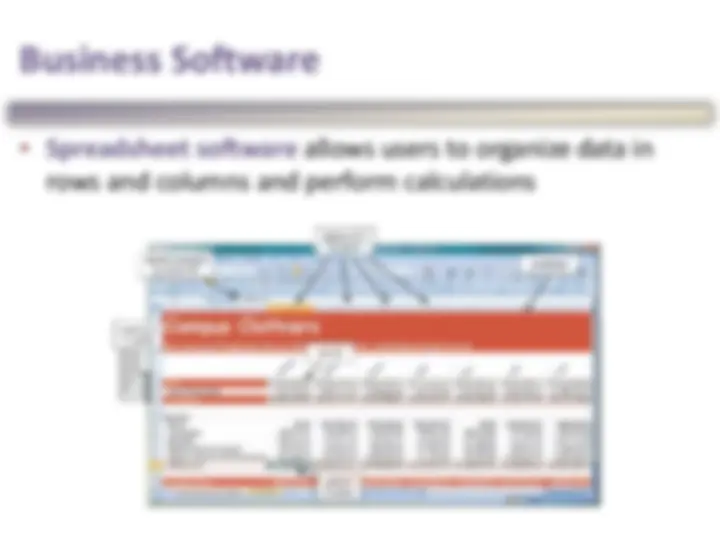 Categories of Application Softwares | Slides Introduction to Software ...