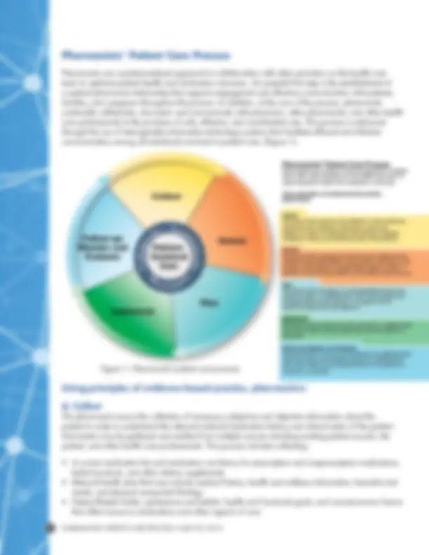 Patient Care Process | Lecture notes Pharmaceutical marketing | Docsity
