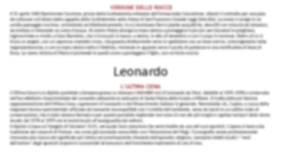 bramante e leonardo vite e opere | Appunti di Arte e territorio | Docsity