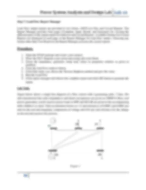 Power System Analysis and Design Lab: Load Flow Studies Using ETAP ...