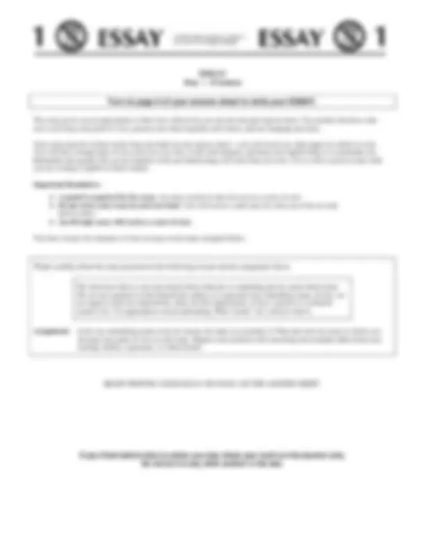 Scholastic Achievement Test | Exercises English Language | Docsity