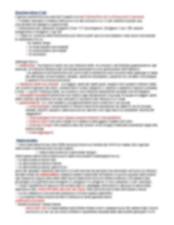 Riassunto batteriologia | Appunti di Microbiologia | Docsity