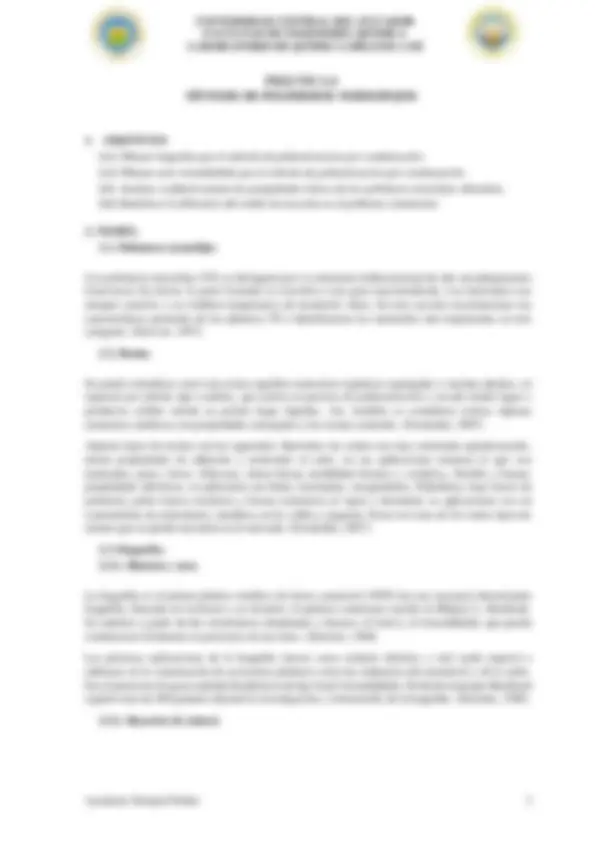 SÍNTESIS DE POLÍMEROS TERMOFIJOs | Apuntes de Química Orgánica | Docsity