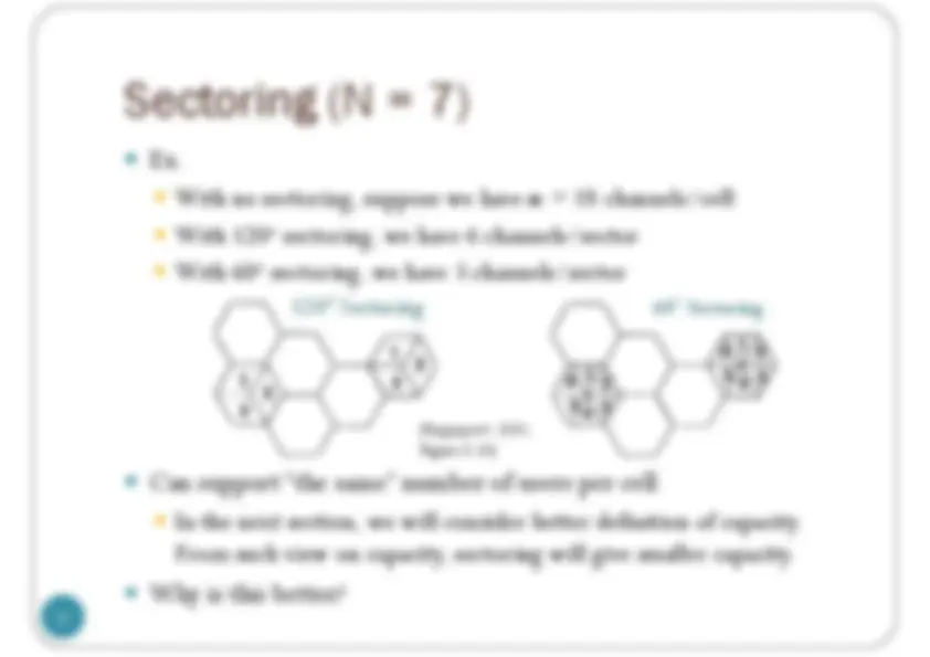 Cell sectoring for mobile communication system examples included ...