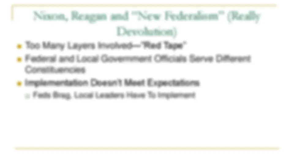 Exploring Nullification, Cooperative & Devolution in Federalism & Power ...