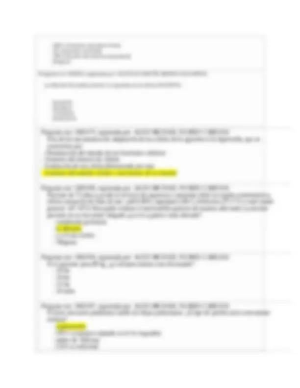 Banco de preguntas fisiopatológica | Exámenes de Fisiopatología | Docsity