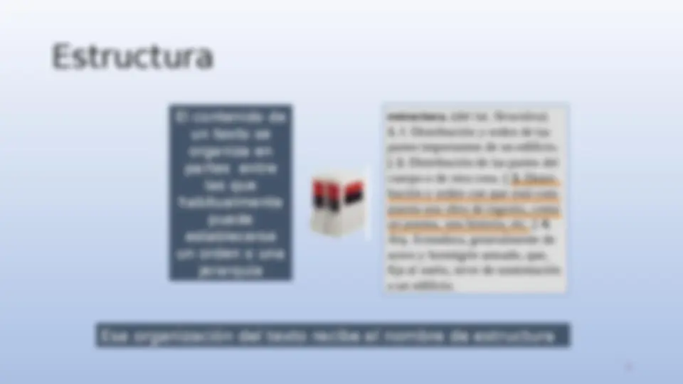 Estructura de Textos: Análisis de la Organización de Contenidos en ...