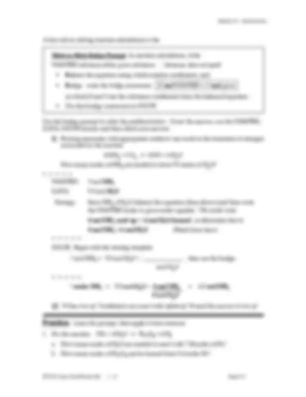 Mole concept questions and answers | Exercises Chemistry | Docsity