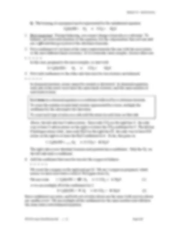 Mole concept questions and answers | Exercises Chemistry | Docsity