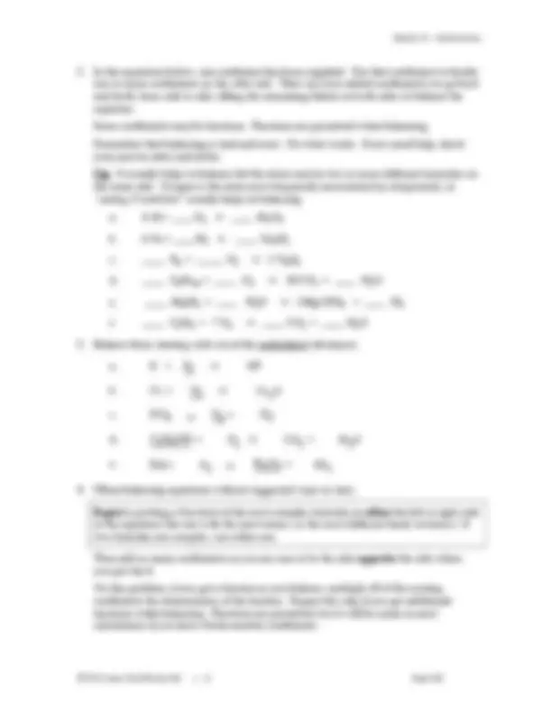 Mole concept questions and answers | Exercises Chemistry | Docsity