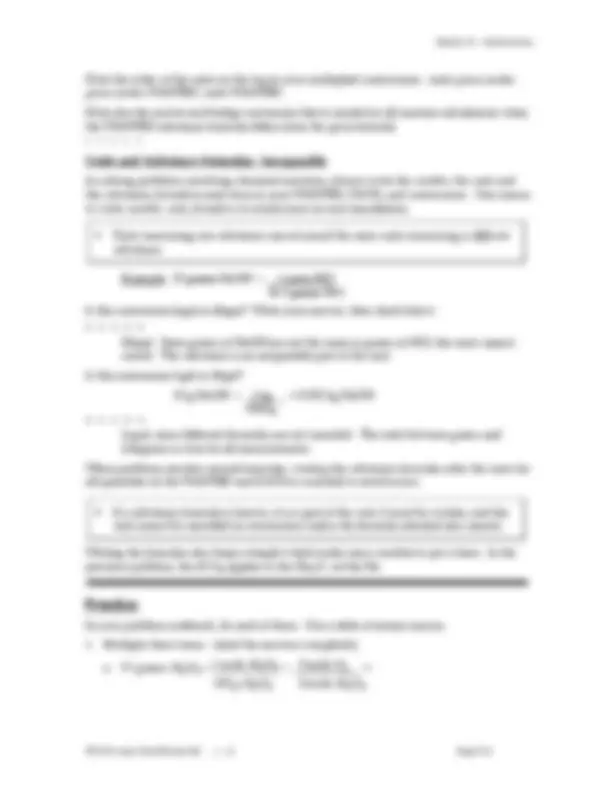 Mole concept questions and answers | Exercises Chemistry | Docsity