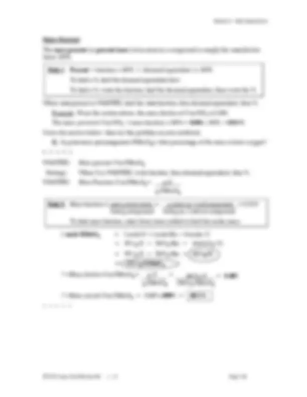 Mole concept questions and answers | Exercises Chemistry | Docsity