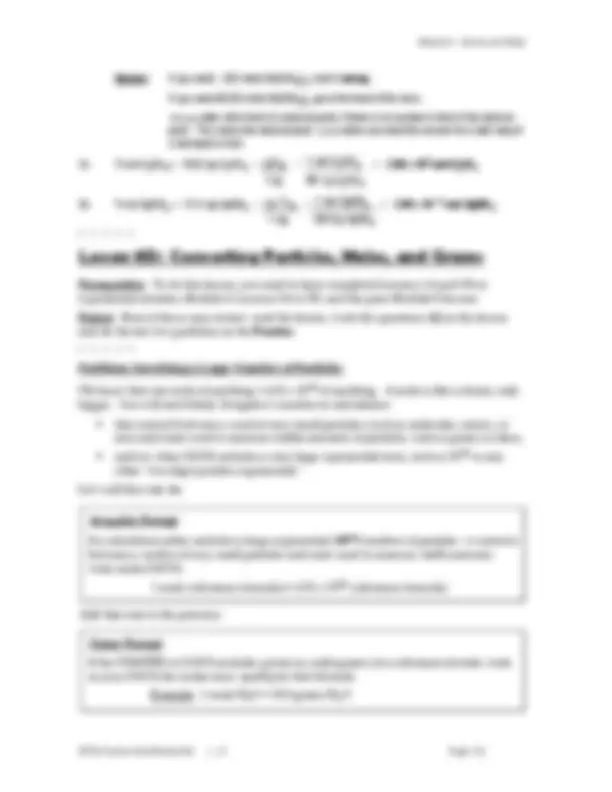 Mole concept questions and answers | Exercises Chemistry | Docsity