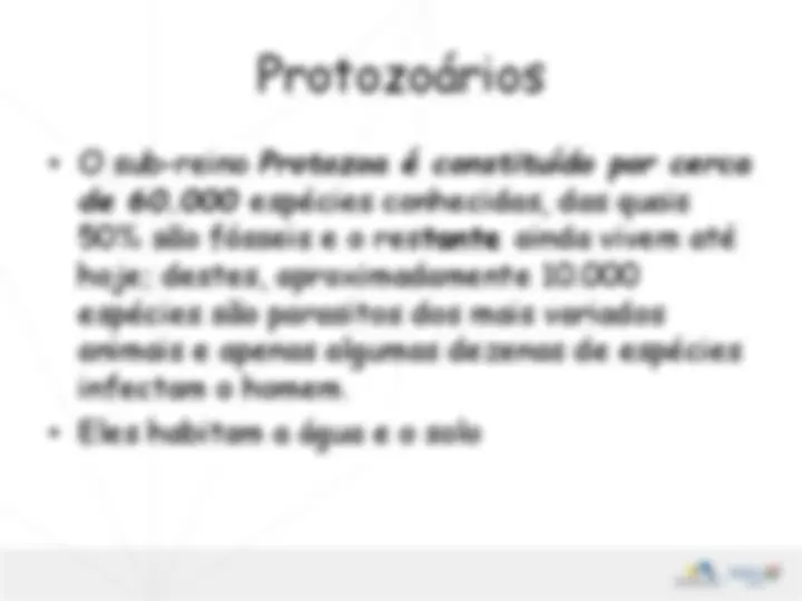Introdução à Protozoologia: Morfologia, Fisiologia e Ciclo de Vida dos ...