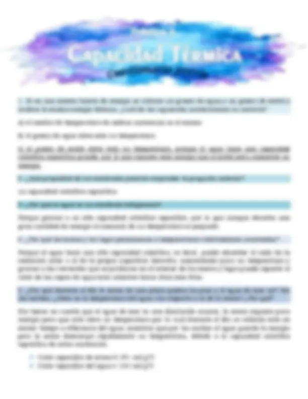 Capacidad Térmica: Un Estudio Práctico de la Transferencia de Calor ...