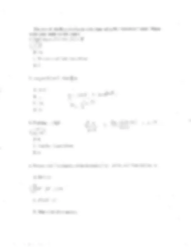Calculus Exam 1: Multi-Choice&Short Answer Questions with Solutions ...