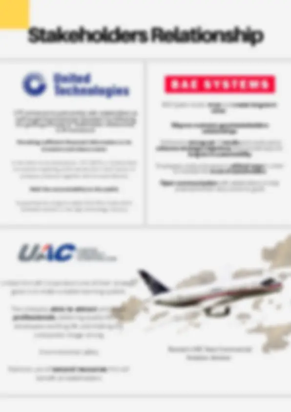 Stakeholder Relations & Governance in Aerospace: BAE Systems & United ...