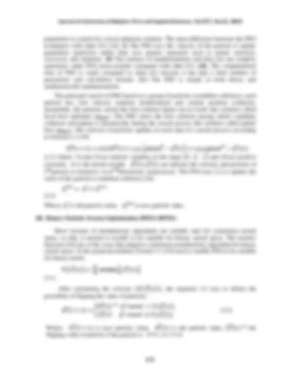 Dual Heuristic Feature Selection Based on Genetic Algorithm and Binary Particle Swarm ...