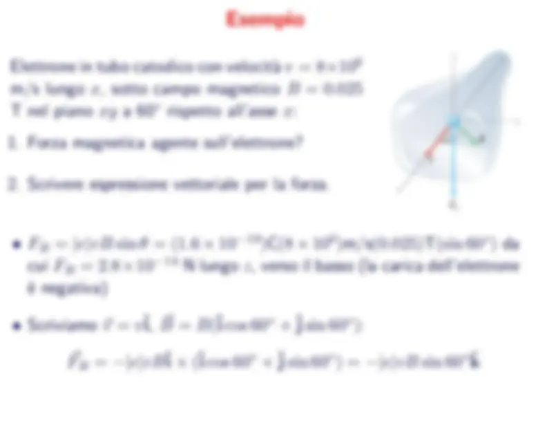 Fenomeni Magnetici: Campi Magnetici, Forze Magnetiche e Correnti | Slide di Fisica | Docsity