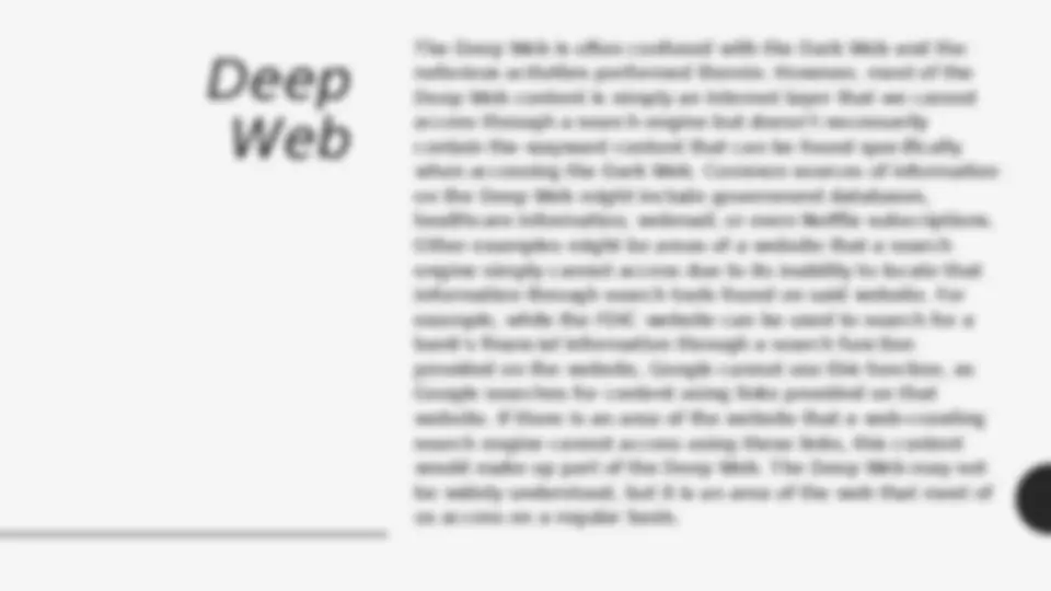 Introduction To Dark Web And Deep Web | Slides Applications of Computer ...