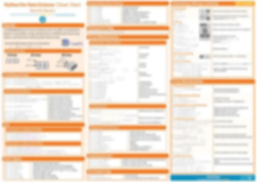 Python For Data Science Cheat Sheet | Cheat Sheet Programming Languages ...